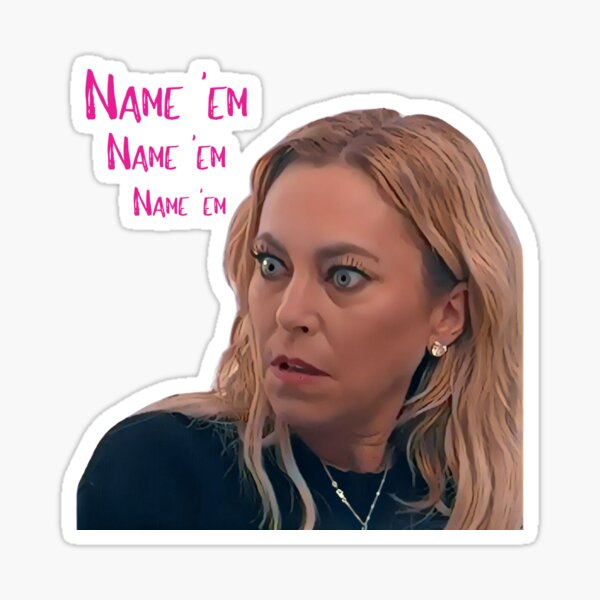 "Name em T-Shirt / Sutton Stracke and Sticker" Sticker for Sale by ...