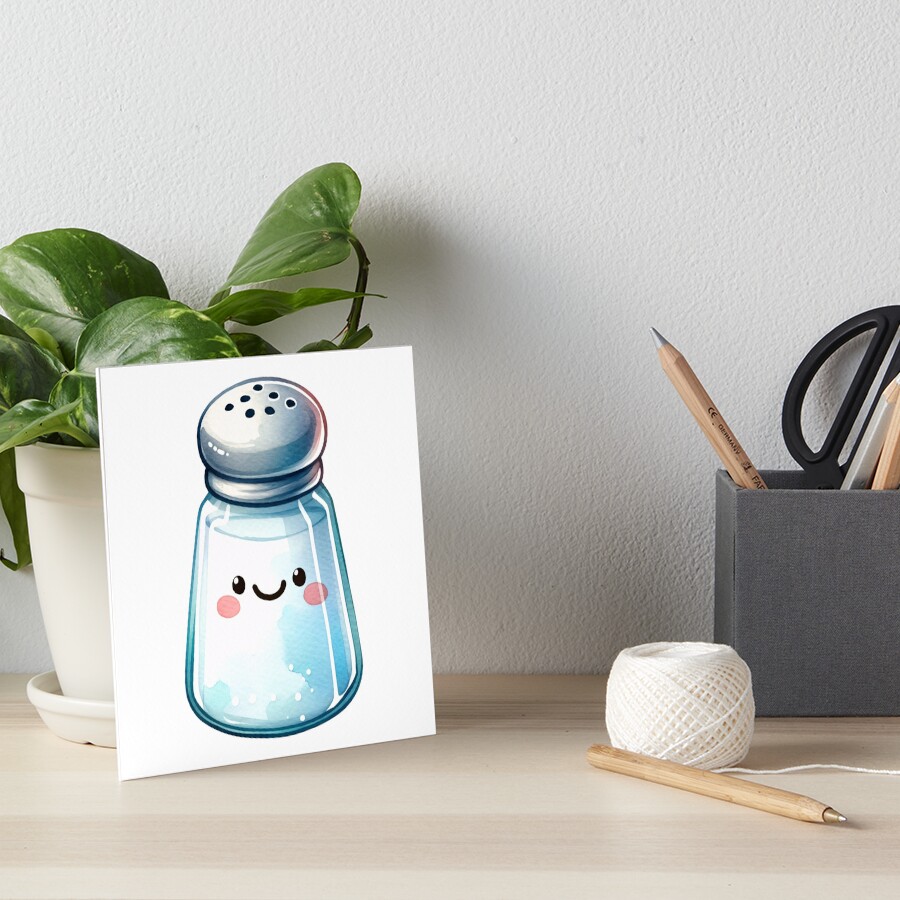 "Cute Salt Shaker" Sticker for Sale by Emitropy | Redbubble