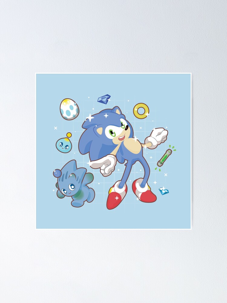 "Sonic x Chao" Poster for Sale by Digialexa | Redbubble