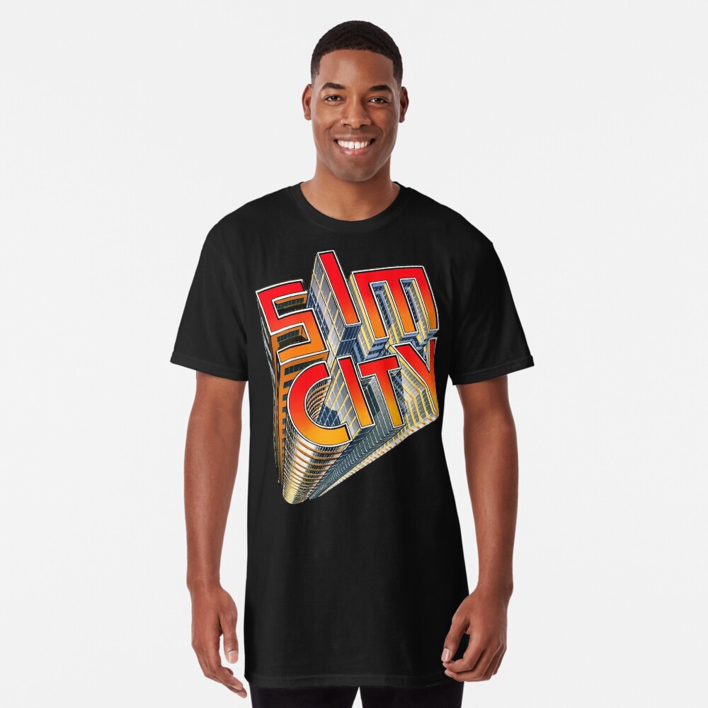 "Simcity 16 bit logo" Sticker for Sale by kazzoie | Redbubble