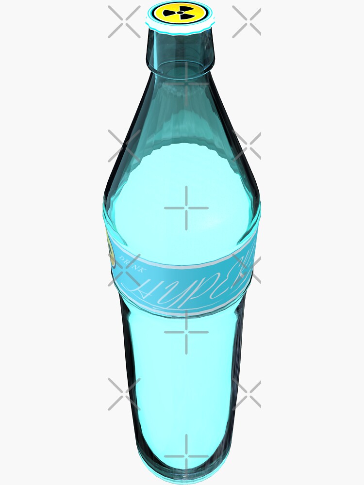 "HYPER-Cola Bottle" Sticker for Sale by Exilant | Redbubble