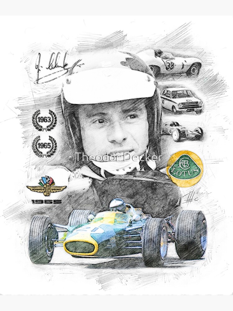 "Jim Clark" Poster for Sale by Theodor Decker | Redbubble