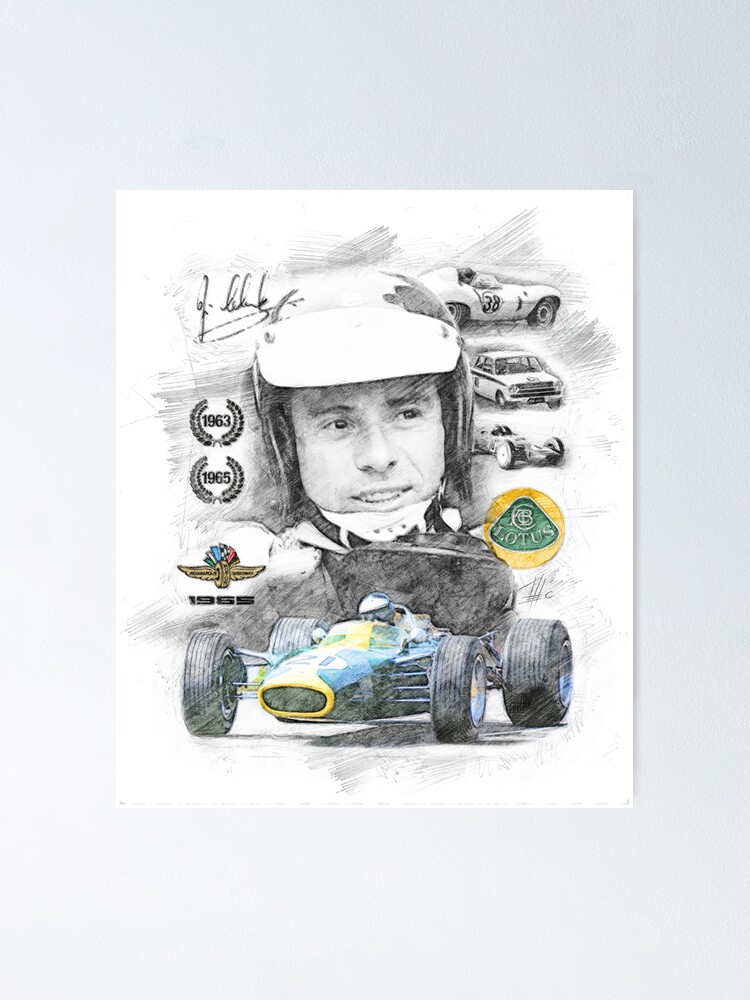 "Jim Clark" Poster for Sale by Theodor Decker | Redbubble