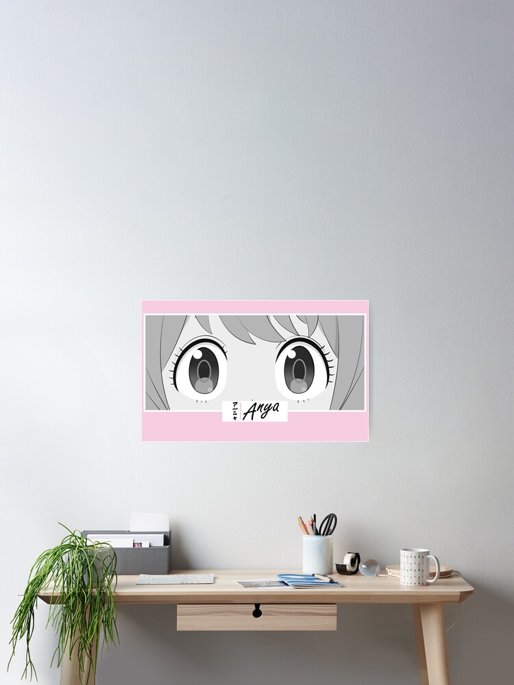 "Surprised Anime Eyes Kawaii Japanese Cozy Manga Panel" Poster for Sale ...