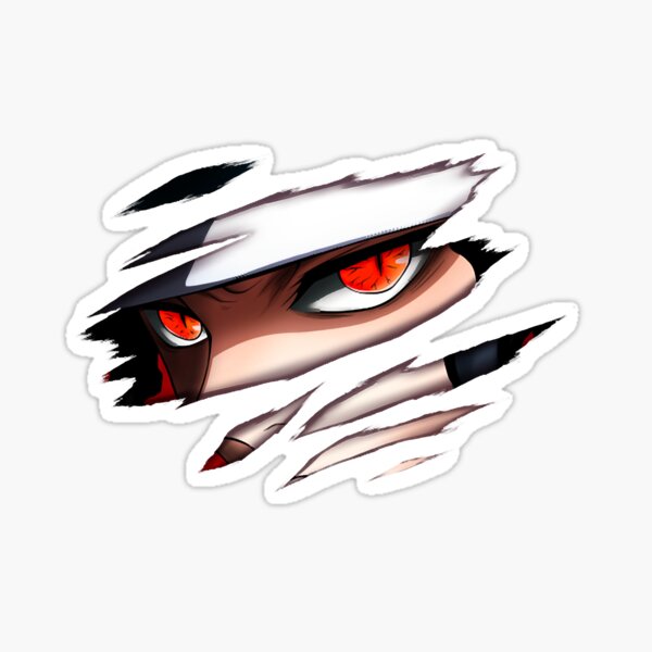 "Muzan Demon Eyes" Sticker for Sale by MauriceLouis | Redbubble