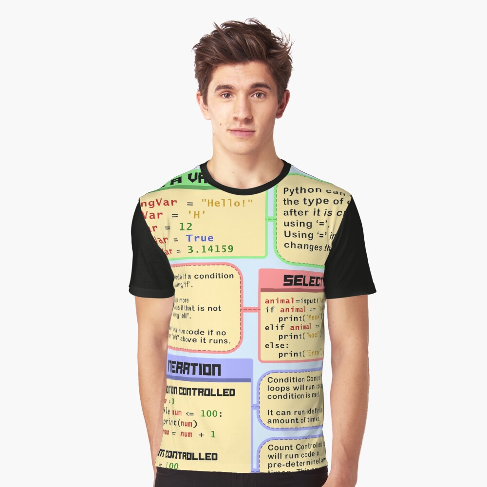 "Python Beginner Concepts" Poster for Sale by elliobot | Redbubble