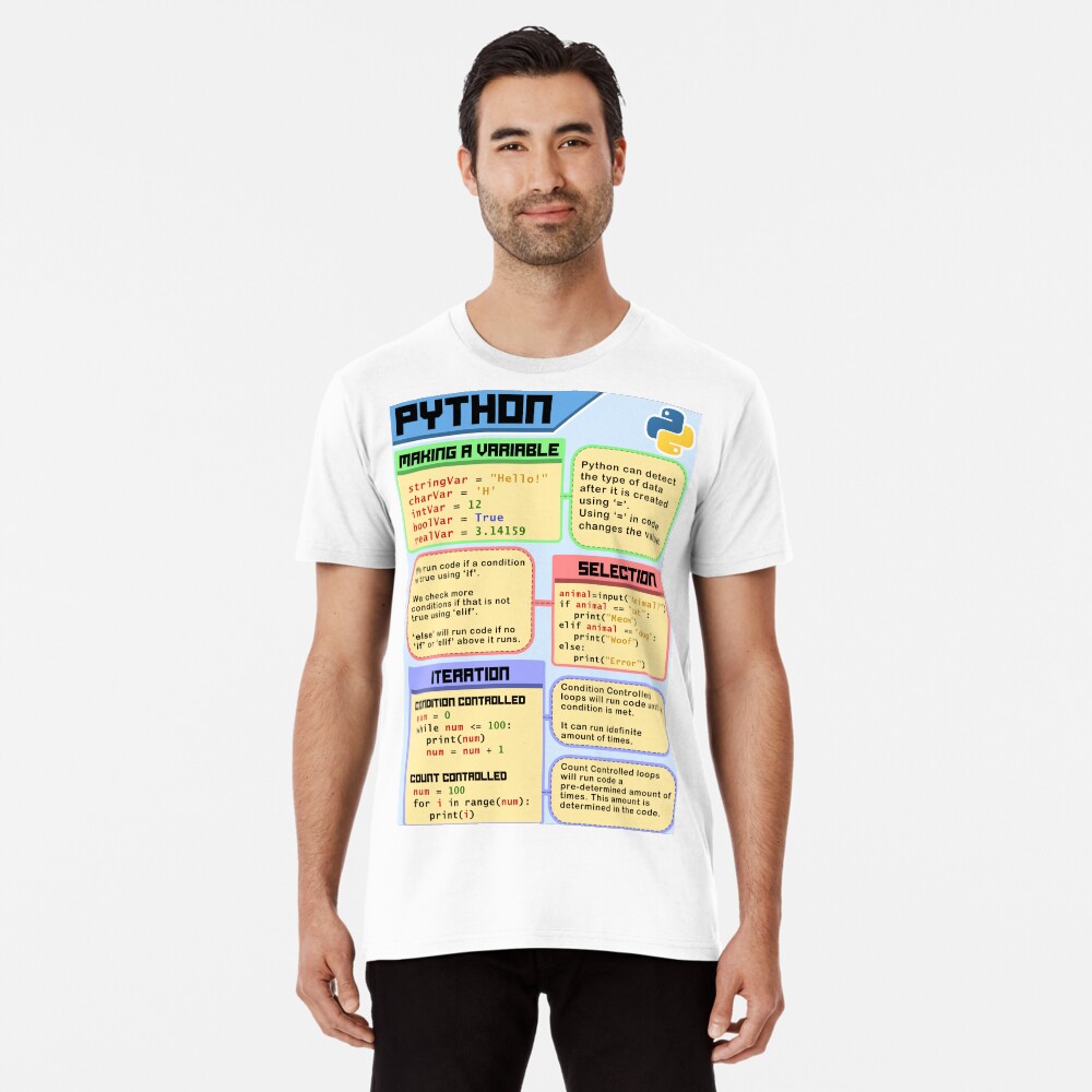 "Python Beginner Concepts" Poster for Sale by elliobot | Redbubble