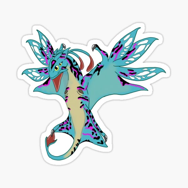 "Chibi Ikran- Blue and Purple" Sticker for Sale by Artsydragongal ...