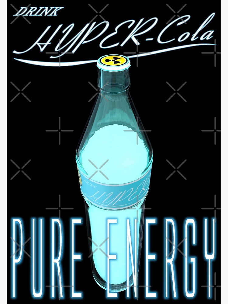"HYPER-Cola poster V1" Poster for Sale by Exilant | Redbubble