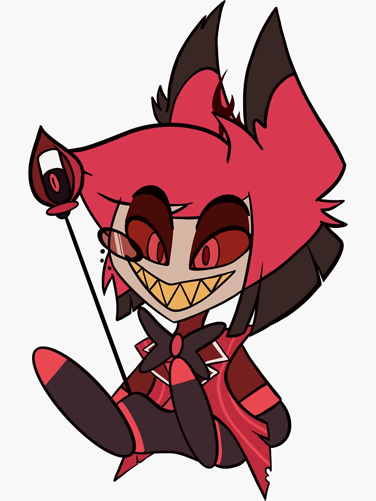 "Hazbin Hotel - Chibi Alastor" Sticker for Sale by Pastelpandabum ...