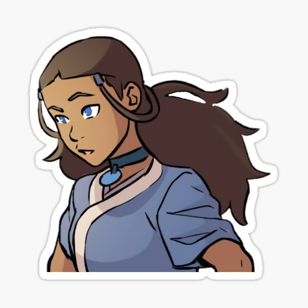 "Katara Avatar The Last Airbender" Sticker for Sale by margalafleur ...