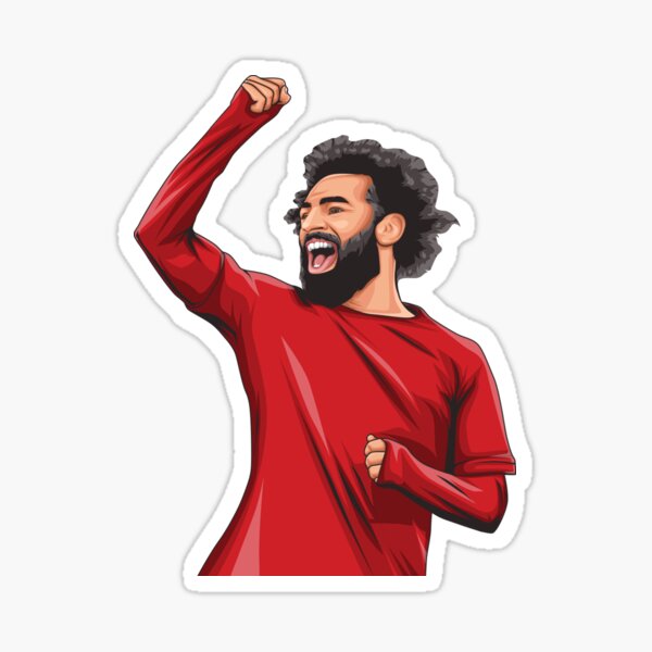"Mo Salah" Sticker for Sale by Aldduardo | Redbubble