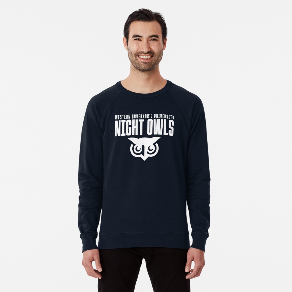 "WGU - Western Governors University Night Owls - White" Sticker for ...