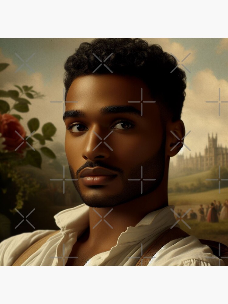 "Simon Berret duke of Hastings BRIDGERTON NETFLIX Fanart" Sticker for ...