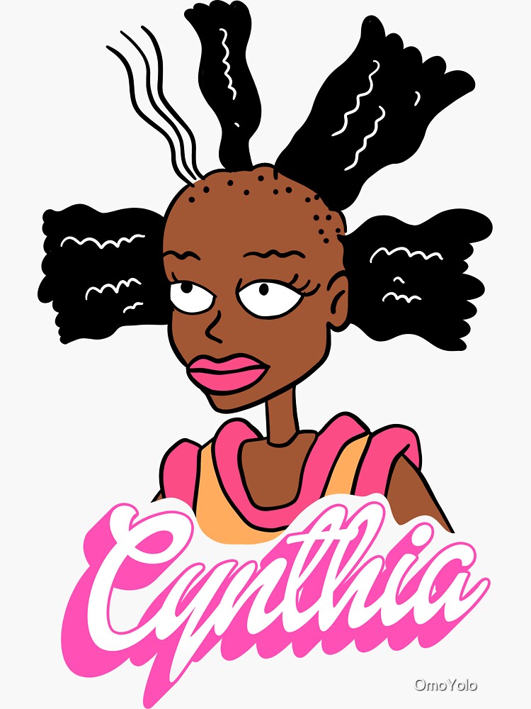 "Melanin Cynthia Hard Doll of Angelica" Sticker for Sale by OmoYolo ...