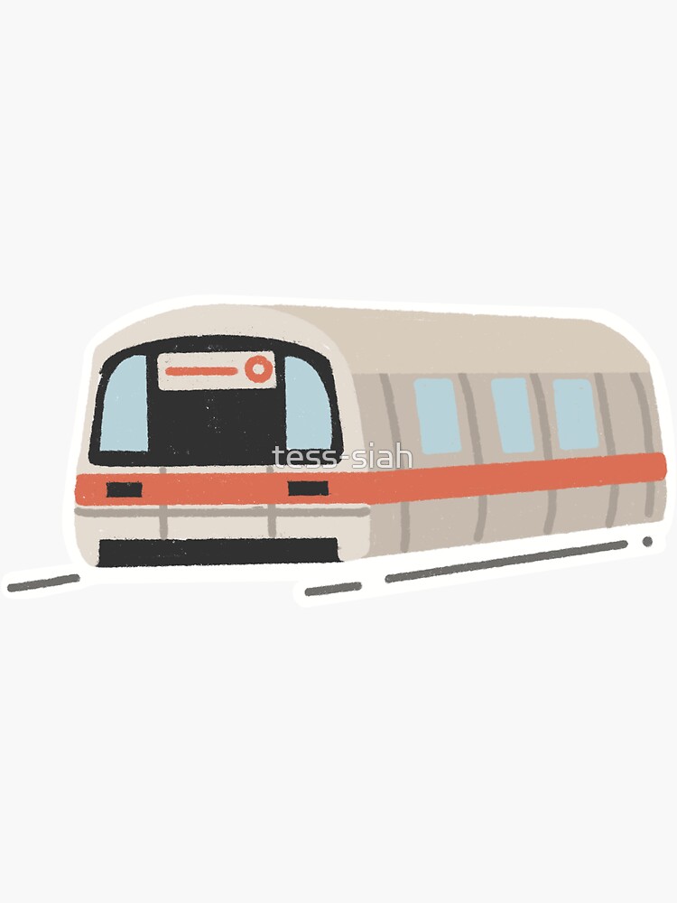 "Cute MRT " Sticker for Sale by tess-siah | Redbubble