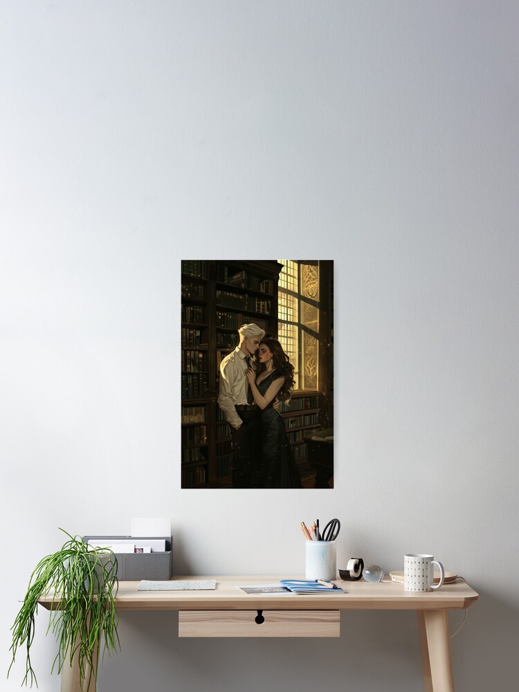 "Dramione Library Hug" Poster for Sale by AntoVu | Redbubble