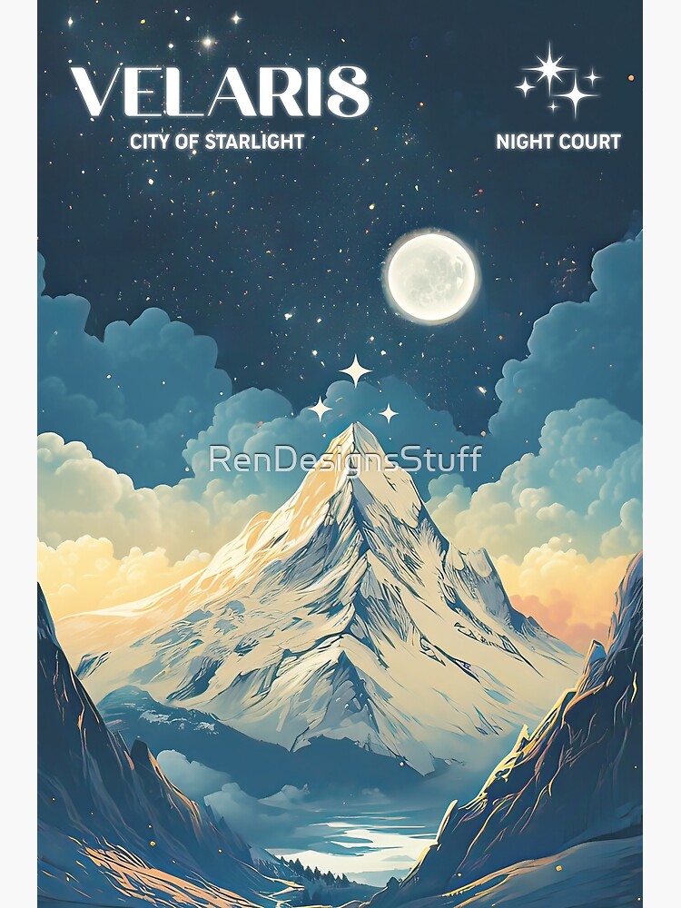 "Velaris Court of Dreams ACOTAR" Poster for Sale by RenDesignsStuff ...