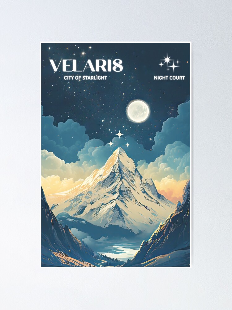 "Velaris Court of Dreams ACOTAR" Poster for Sale by RenDesignsStuff ...