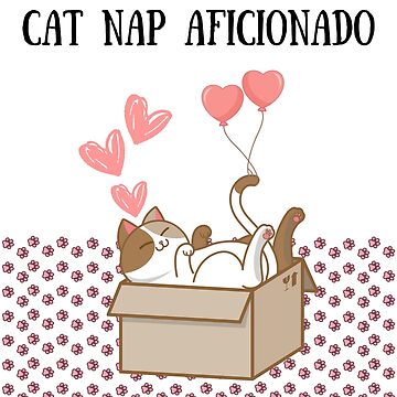 "Catnap: Adorable Cat Nap Design" Sticker for Sale by SHK-Designs ...