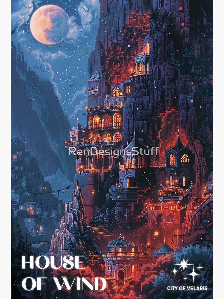 "House of Wind - ACOTAR" Art Board Print for Sale by RenDesignsStuff ...