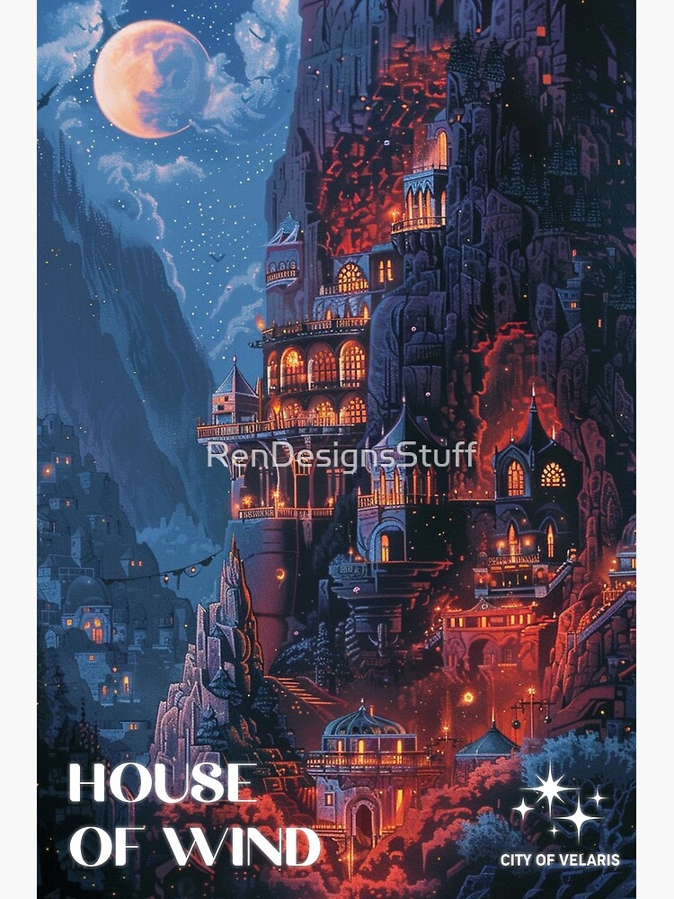 "House of Wind - ACOTAR" Poster for Sale by RenDesignsStuff | Redbubble