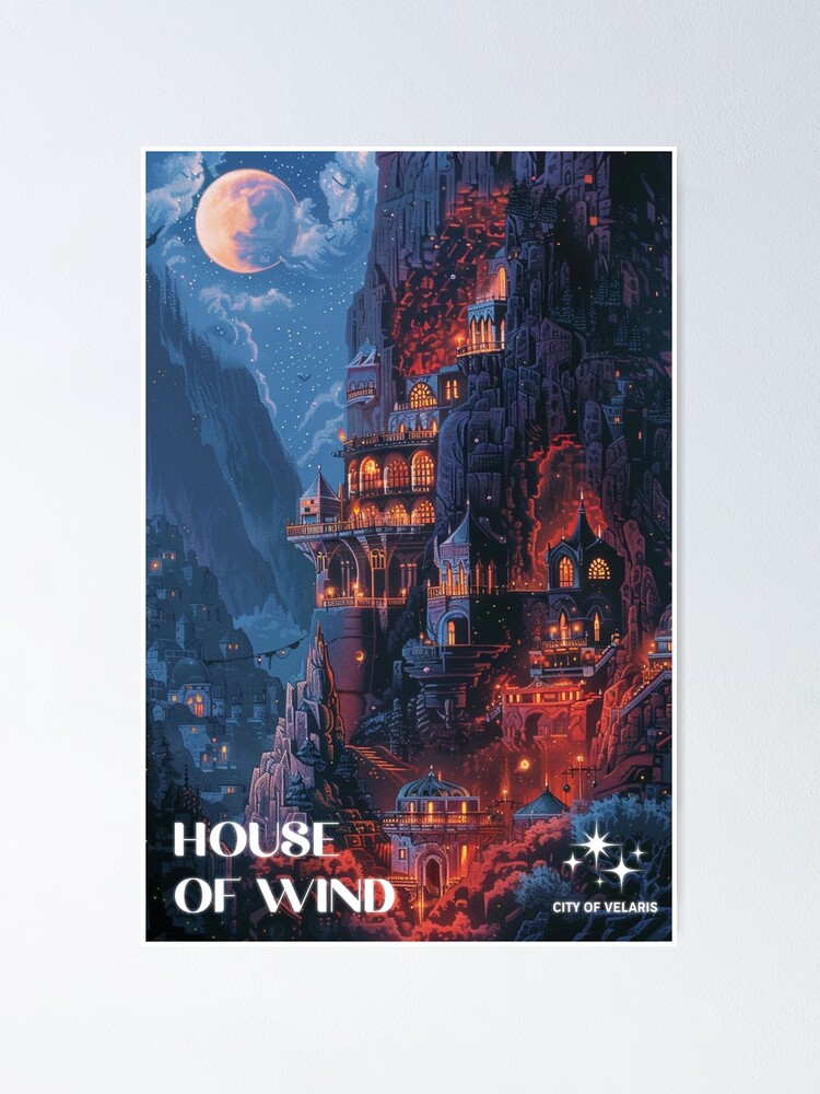 "House of Wind - ACOTAR" Poster for Sale by RenDesignsStuff | Redbubble