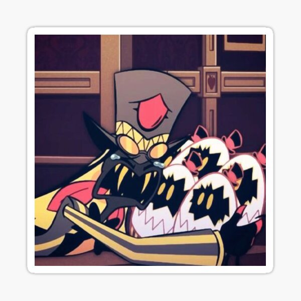 "hazbin hotel sir pentious" Sticker for Sale by Dark-Side-Shop | Redbubble