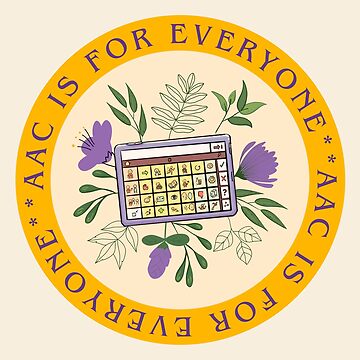 "stickers, AAC Advocate - SLP, SPED, OT, PT" Sticker for Sale by ...