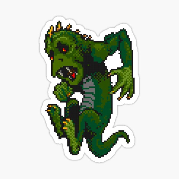 "Rampage Lizzie" Sticker for Sale by disposalist | Redbubble