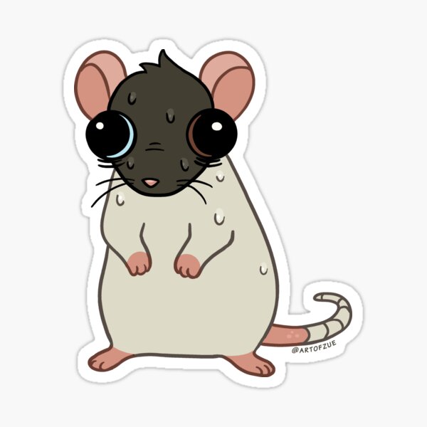 "* Profoundly concern *" Sticker for Sale by ArtofZue | Redbubble