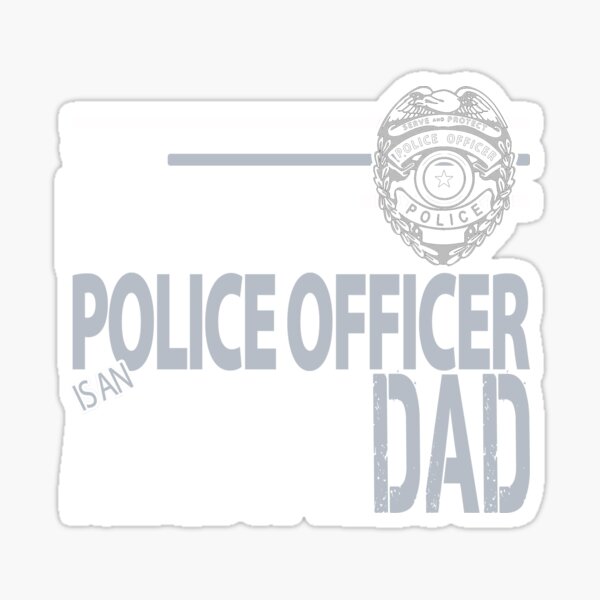 "Honolulu Police Dad Hawaii Police Dad Police Retirement" Sticker for ...