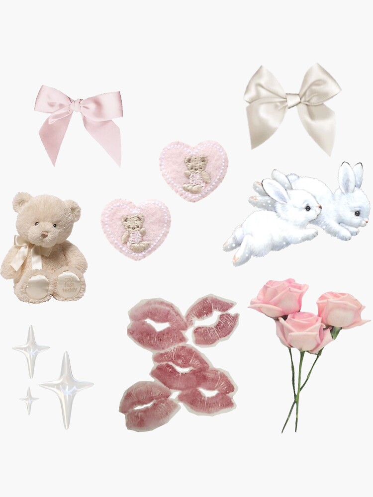 "Coquette sticker pack " Sticker for Sale by ssquishmallowss | Redbubble