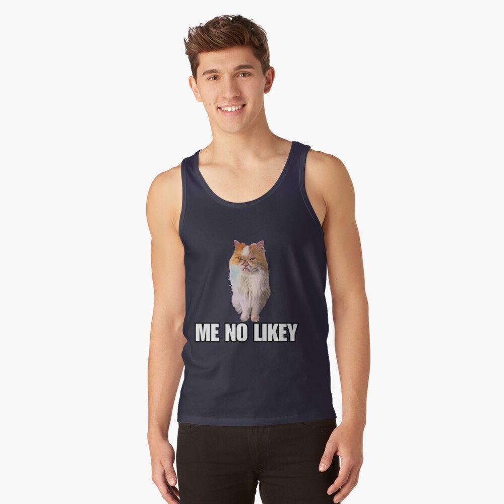 "Me No Likey Finicky Cat Meme" Sticker for Sale by CMooreWorx | Redbubble