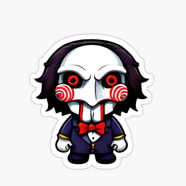 "Chibi Billy the Puppet" Sticker for Sale by LetterOdyssey | Redbubble