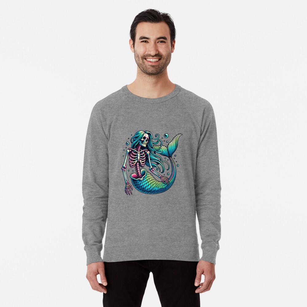 "Skeleton Mermaid" Sticker for Sale by ArtPremium | Redbubble