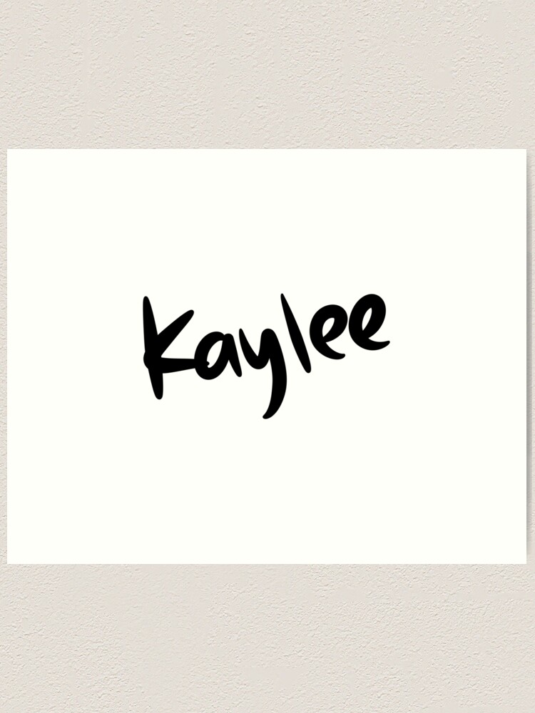 Kaylee Name Traceable