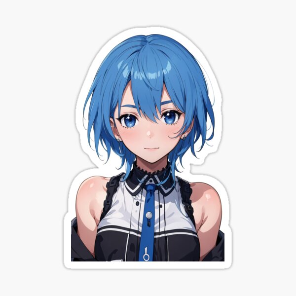 "Cute Anime Girl, Hoshimachi Suisei" Sticker for Sale by ...