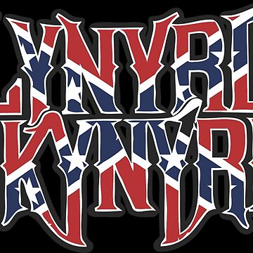 "lynyrd skynyrd flag" Sticker for Sale by kerabat | Redbubble