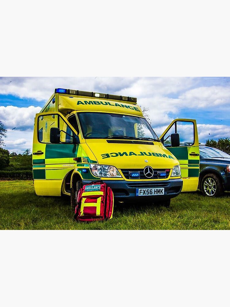 "Ambulance" Sticker for Sale by jwhitakerdover | Redbubble