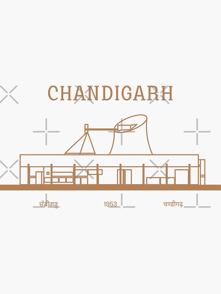 "Chandigarh" Sticker for Sale by CulturalVibes | Redbubble