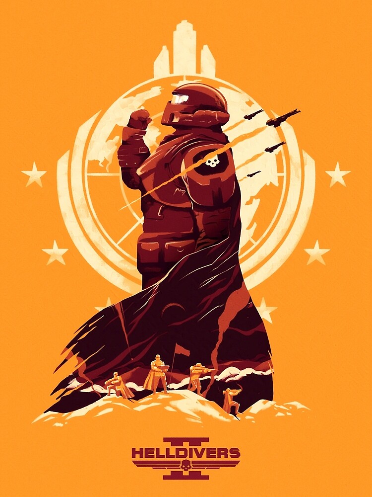 "Helldivers" Poster for Sale by Roubout | Redbubble