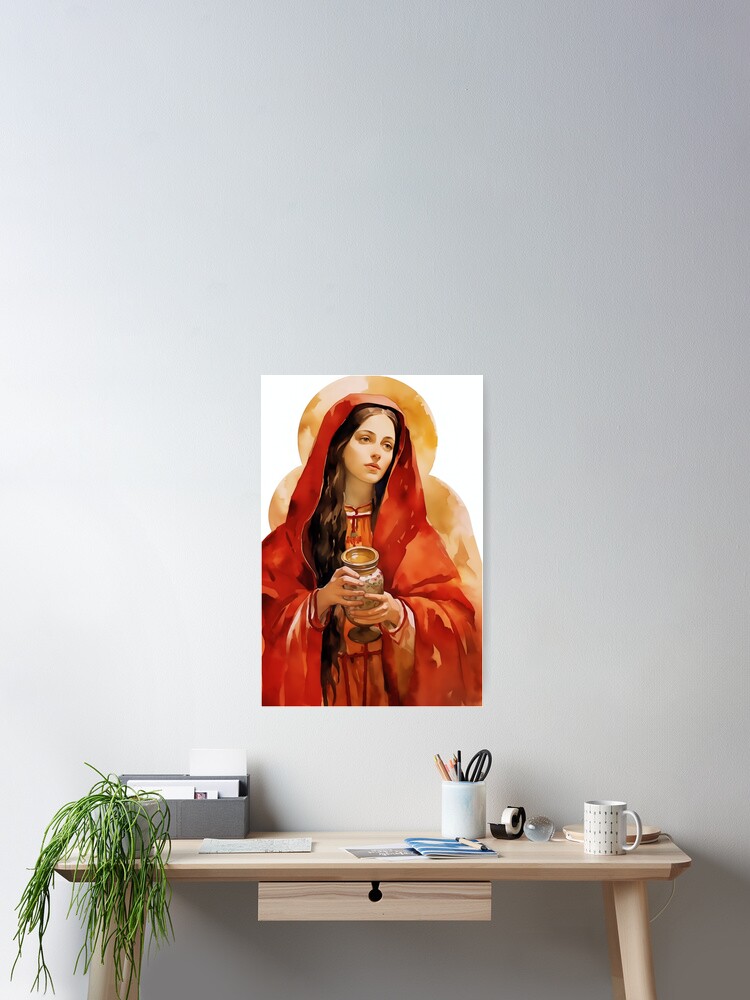 "Saint Mary Magdalene Painting - Christian Art" Poster for Sale by ...
