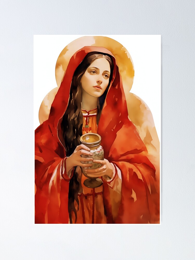 "Saint Mary Magdalene Painting - Christian Art" Poster for Sale by ...