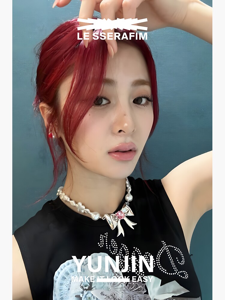 "Le Sserafim Yunjin" Sticker for Sale by Valereekmerch | Redbubble