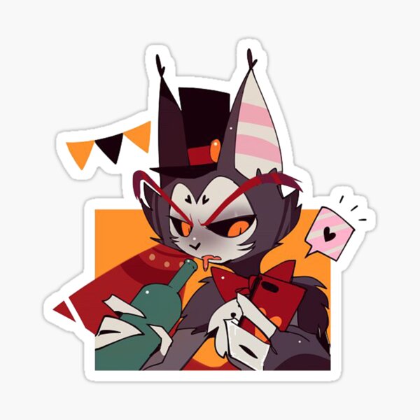 "Hazbin Hotel Husk" Sticker for Sale by sashakolesnik | Redbubble