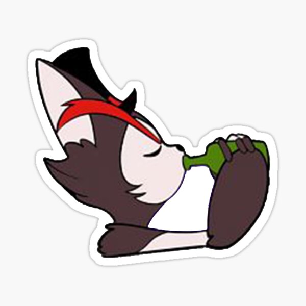 "Hazbin Hotel Husk" Sticker for Sale by sashakolesnik | Redbubble