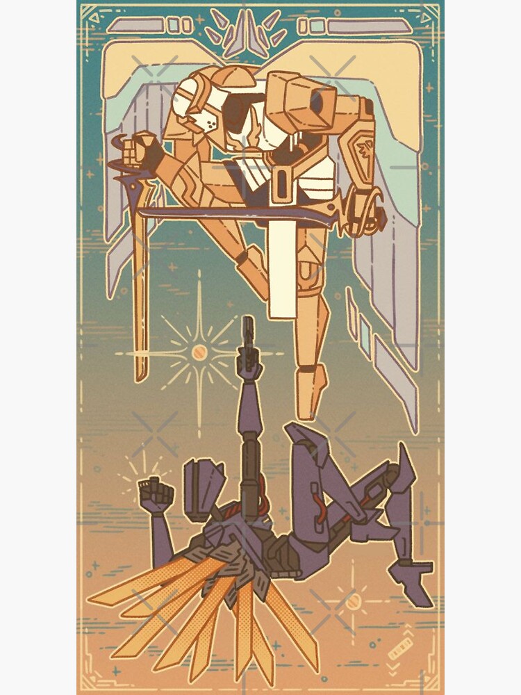 "V1 and Gabriel" Sticker for Sale by NexusDesigns- | Redbubble