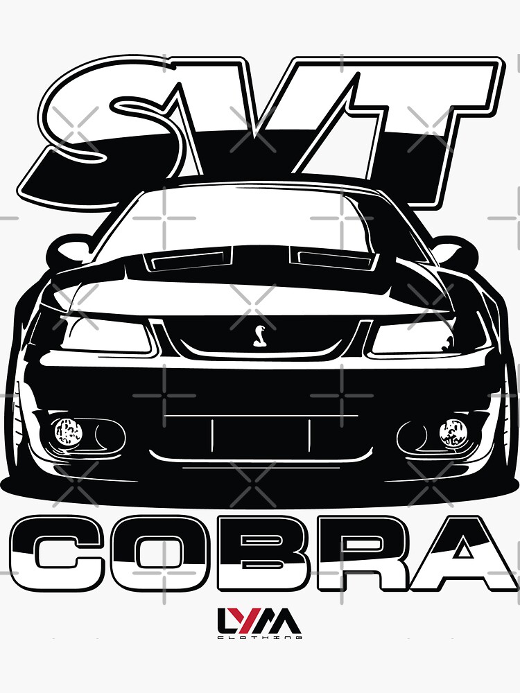 "2003-2004 New Edge Ford Mustang Cobra Terminator" Sticker for Sale by ...