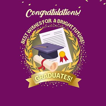 "Graduates- Glow Crazy Congratulations on Your Graduation Straight gold ...